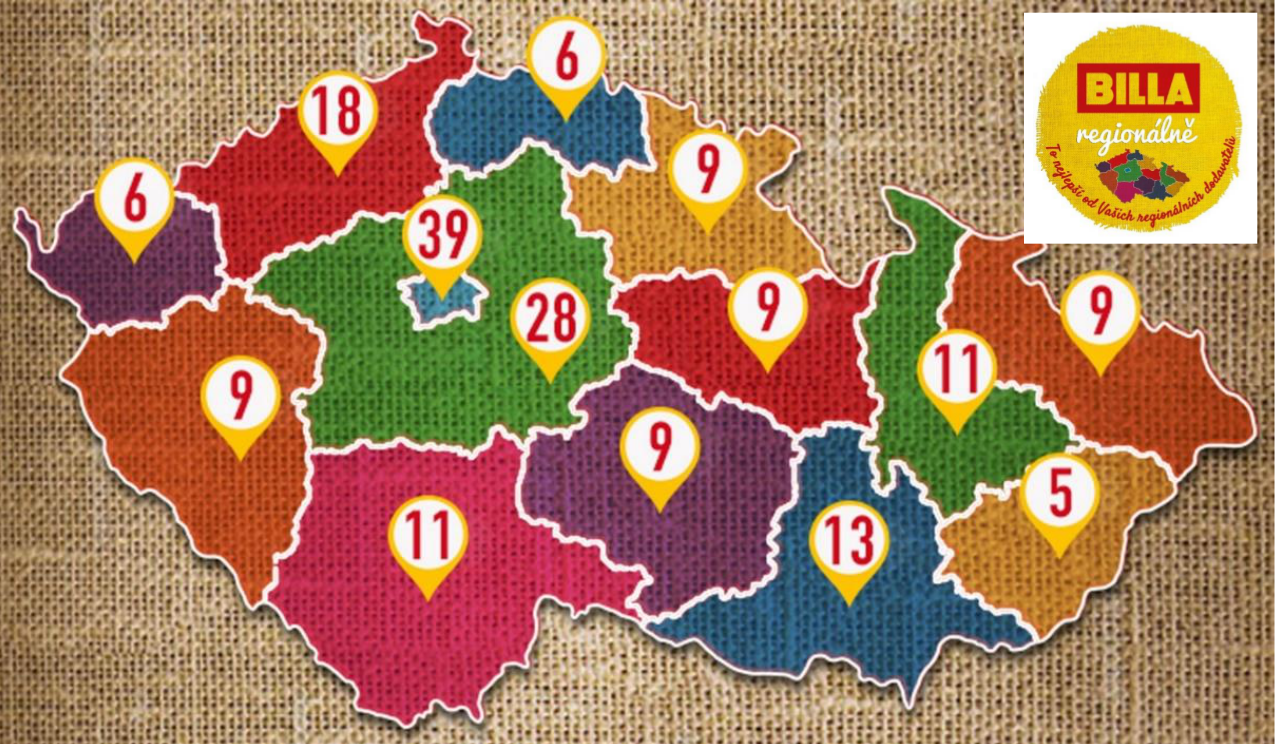 Regionální potraviny se zabydlely v prodejnách BILLA také na Vysočině a ...